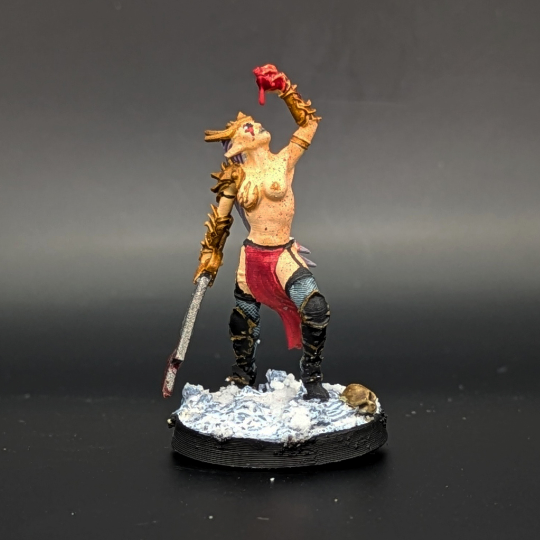 3D Printable Dark elf witches unit (elves) by HoloMiniatures