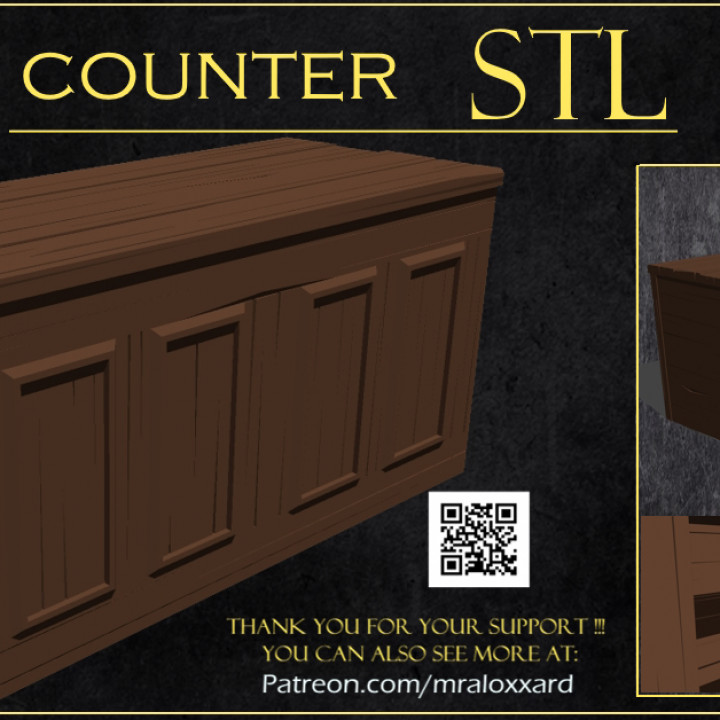3D Printable Medieval counter by Alex Manseau-Sanscartier