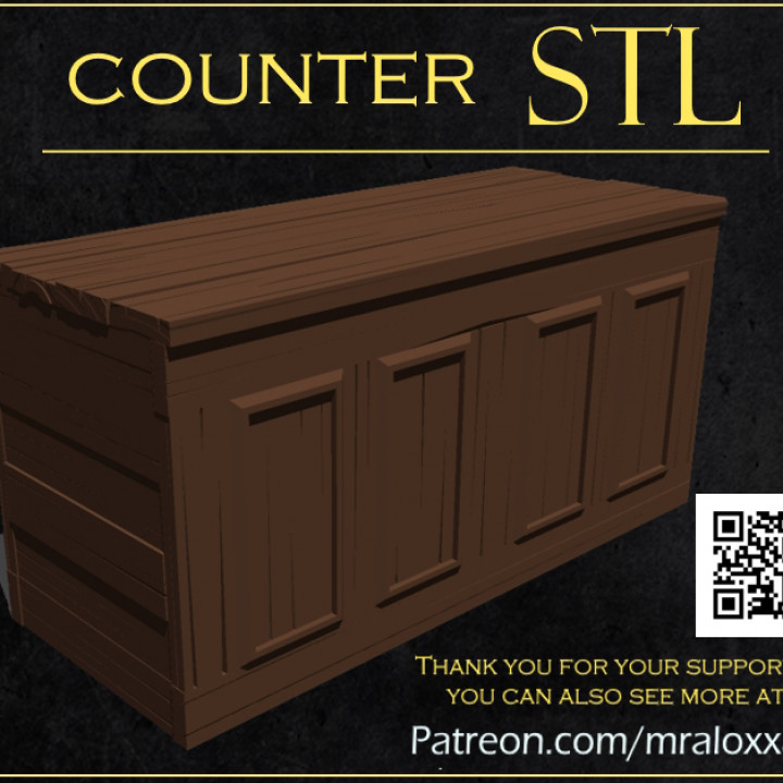 3D Printable Medieval counter by Alex Manseau-Sanscartier