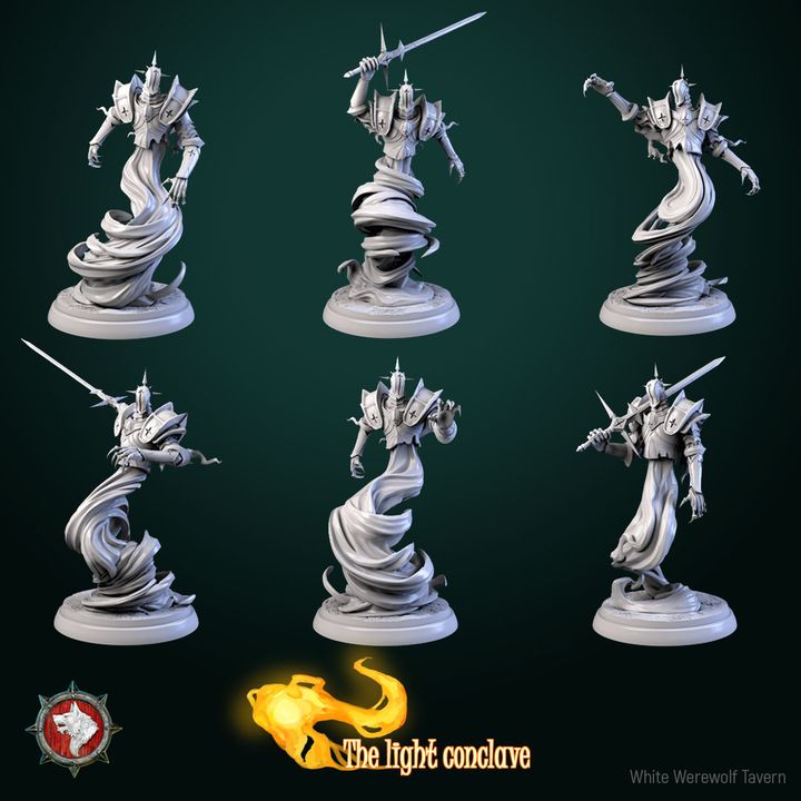 3D Printable 'The Light Conclave' April 2023 Release 34 STL's ...