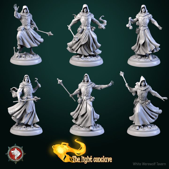3D Printable 'The Light Conclave' April 2023 Release 34 STL's ...