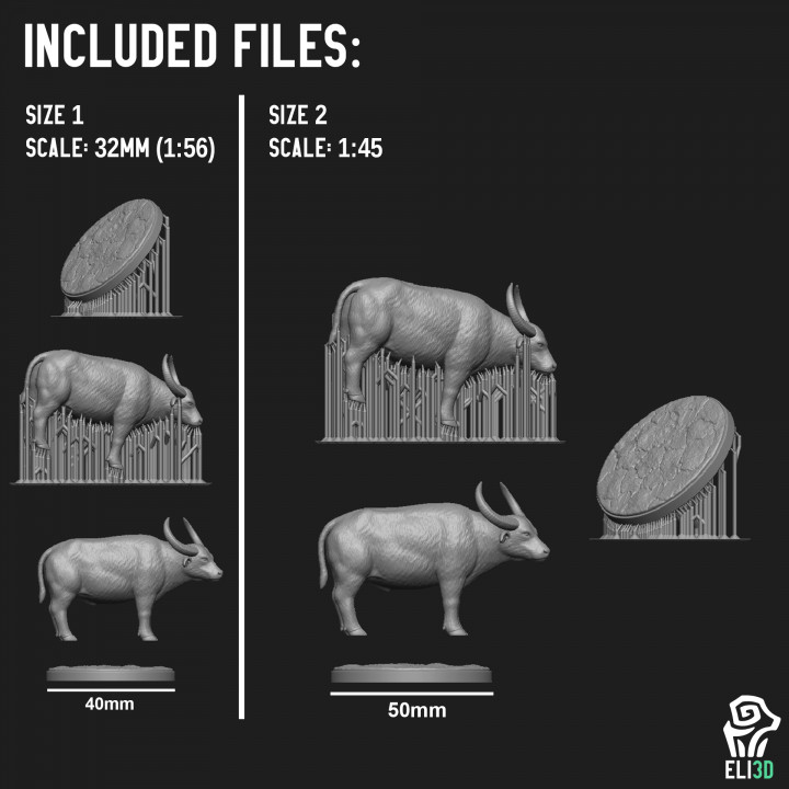 3D Printable Animals - Swamp Wildlife by ELI 3D