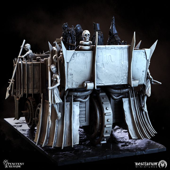 3D Printable The War Wagon | Penitent Crusade | War Machine by ...