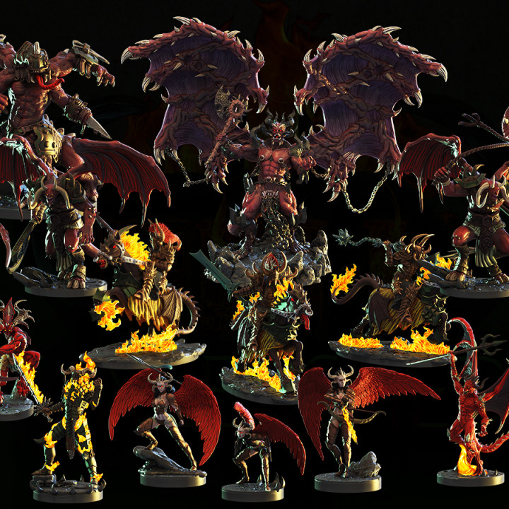 3D Printable May '23 Release Bundle: "Hell Unleashed" by Crippled God ...