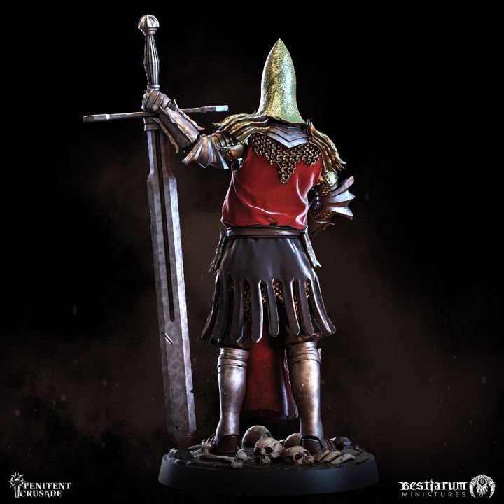 3D Printable Knight Redeemer | Penitent Crusade | Paladin by Bestiarum ...