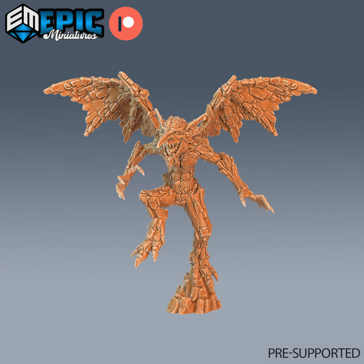 3D Printable Earth & Mud Mephit Set / Minerals Elemental / Evil Cave ...