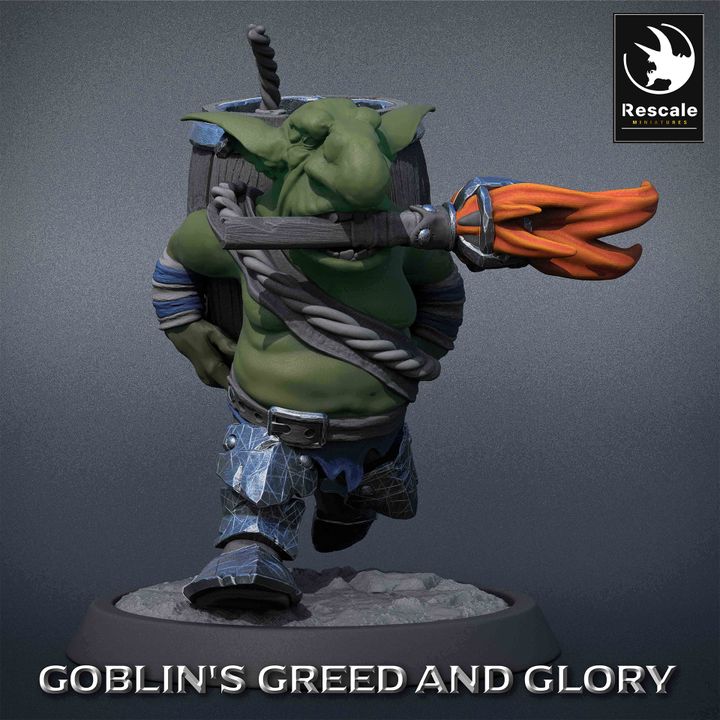 3D Printable Pack Goblin Infantry by Rescale Miniatures
