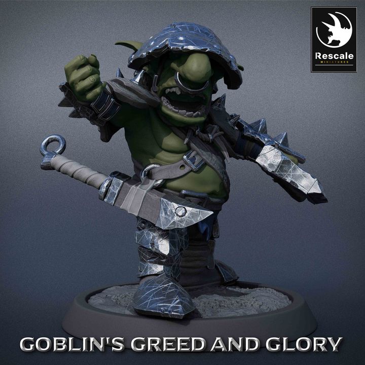 3D Printable Pack Goblin Infantry by Rescale Miniatures