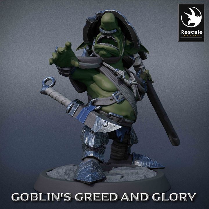 3D Printable Pack Goblin Infantry by Rescale Miniatures