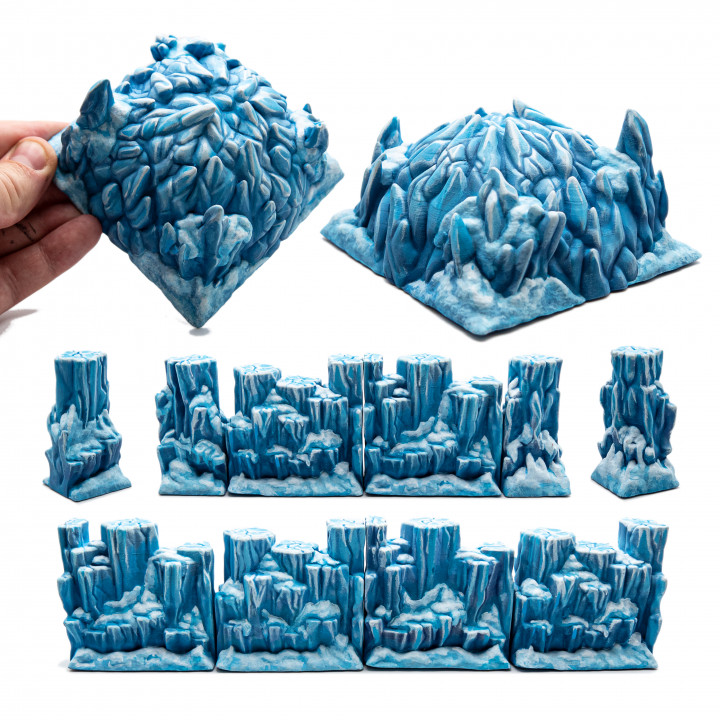 3D Printable Wall of ice by Threat Factory