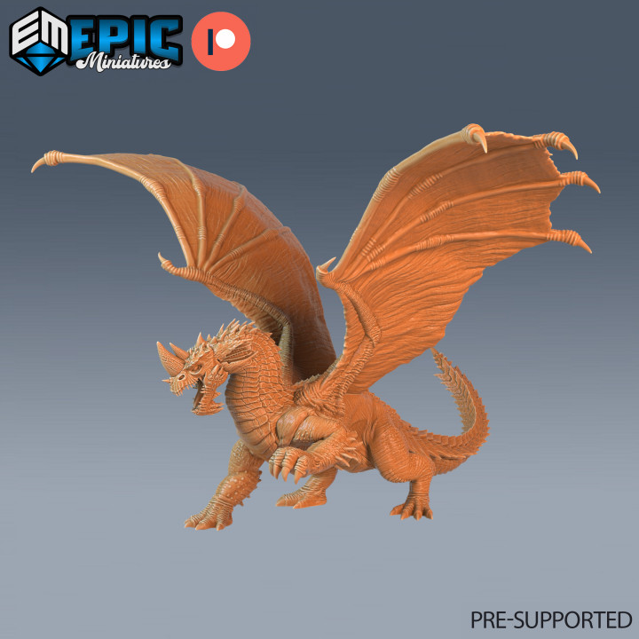 3D Printable Lightning Dragon & Lion Team / Thunder Encounter / Evil ...