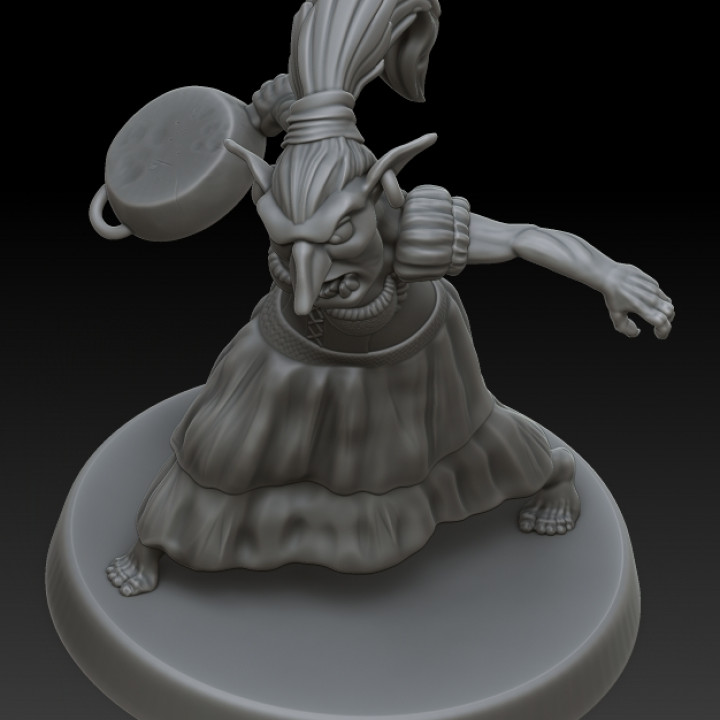 3D Printable Erlking (goblin) Girl by Wundervale Games