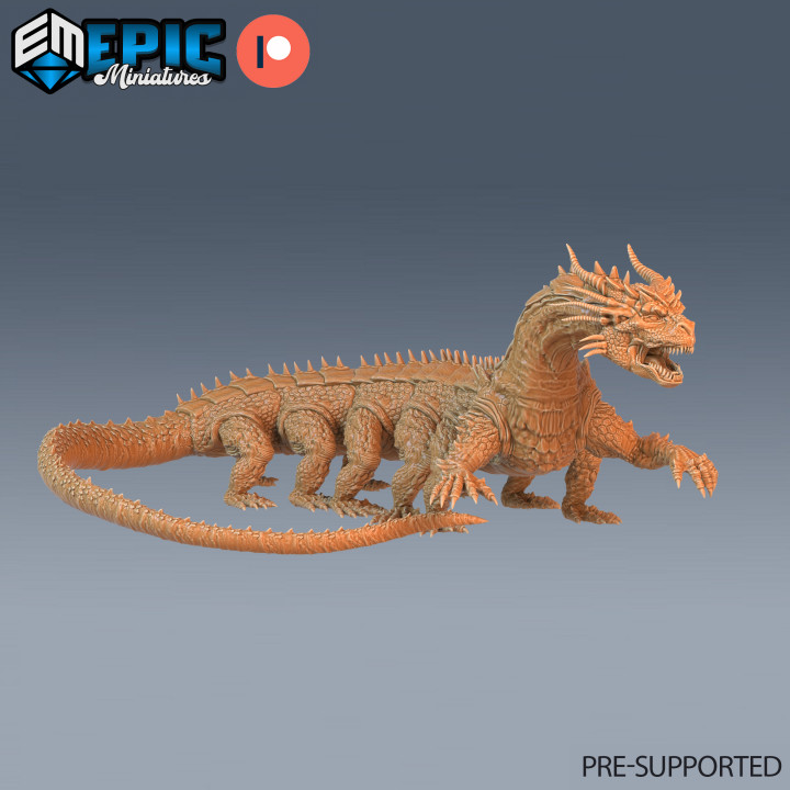 3D Printable Jade Emperor & His Behir Team / Chinese Deity / Journey to ...