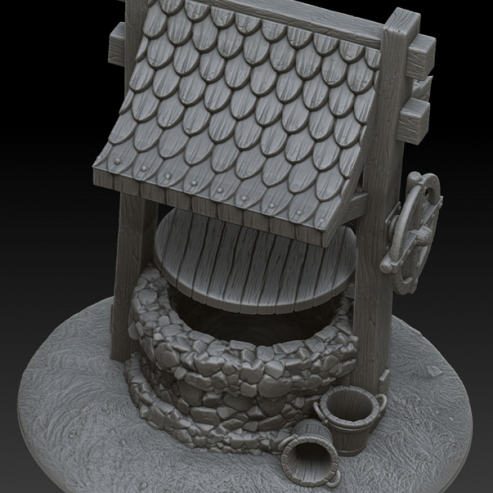 3D Printable Well by Wundervale Games