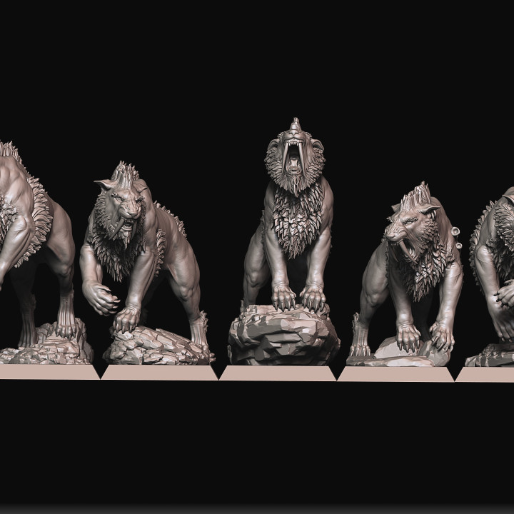 3D Printable SABERTOOTH UNIT by Raven Twin Miniatures