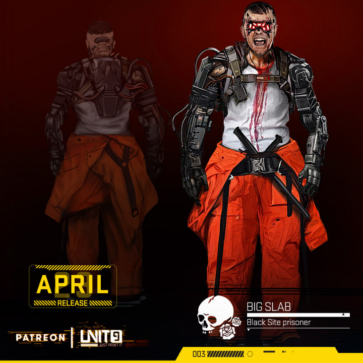 3D Printable Cyberpunk models BUNDLE - Prison Riots (April23 release ...