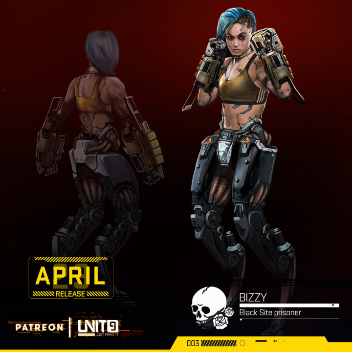 3D Printable Cyberpunk models BUNDLE - Prison Riots (April23 release ...