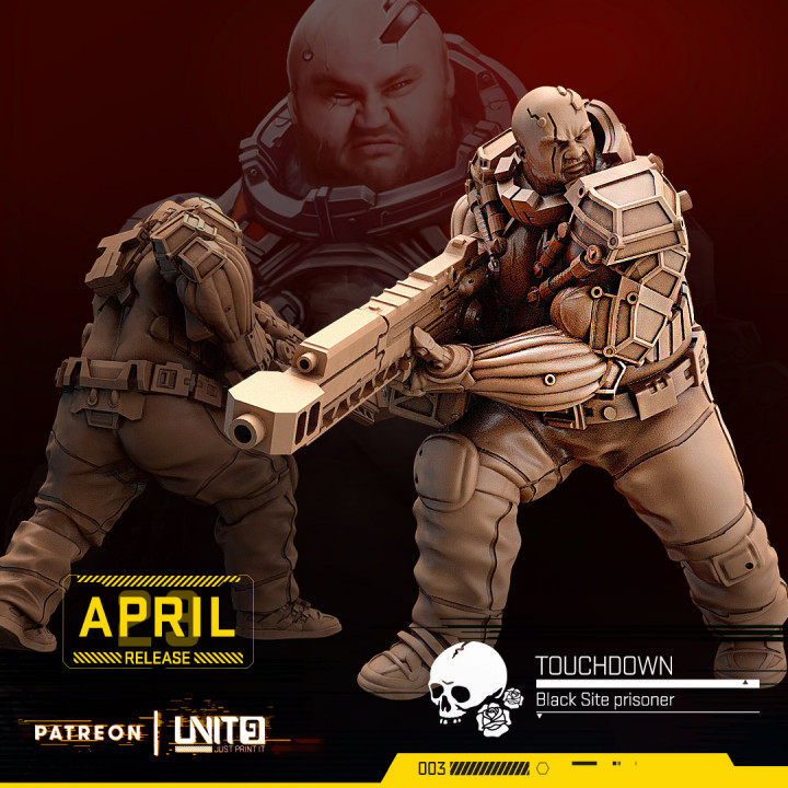 3D Printable Cyberpunk models BUNDLE - Prison Riots (April23 release ...