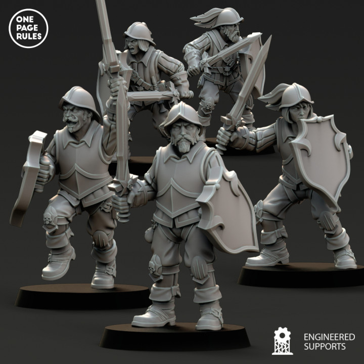 3D Printable Human Empire - Release #1 by One Page Rules