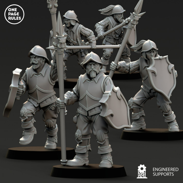 3D Printable Human Empire - Release #1 by One Page Rules