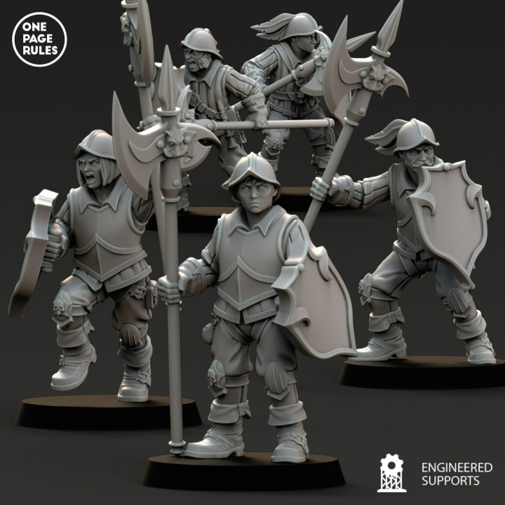 3D Printable Human Empire - Release #1 by One Page Rules