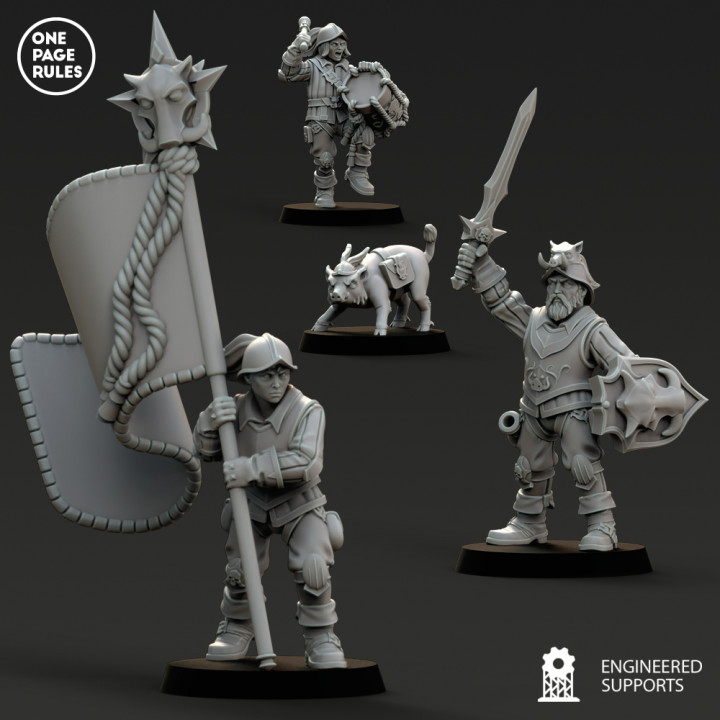 3D Printable Human Empire - Release #1 by One Page Rules