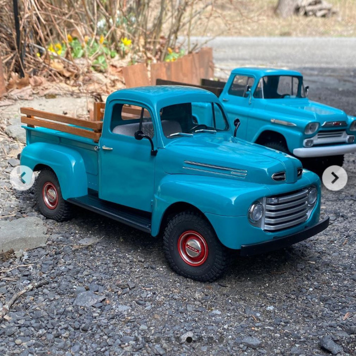 3D Printable FMS Magnum "Factory" Ford Wheels by AMPro Engineering