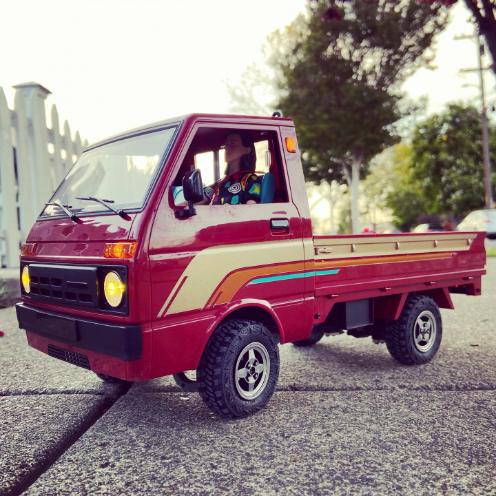 3D Printable WPL D Series Sportstar Wheels by AMPro Engineering