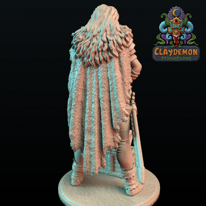 3D Printable Little Wolf the bandit leader by Claydemon Miniatures