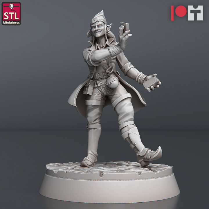 3D Printable Street Gambler Set by STL Miniatures