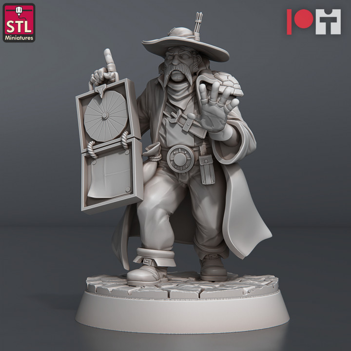 3D Printable Street Gambler Set by STL Miniatures