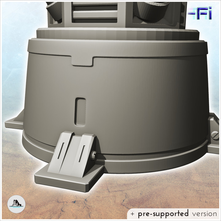 3D Printable Set of two extraction machines for planetary base (5 ...