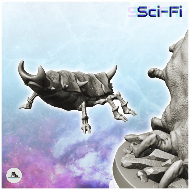 3D Printable Set of three alien creatures (35) - Future Sci-Fi SF Post ...