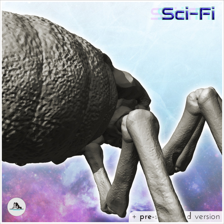 3D Printable Set of two alien creatures with six legs (37) - Future Sci ...