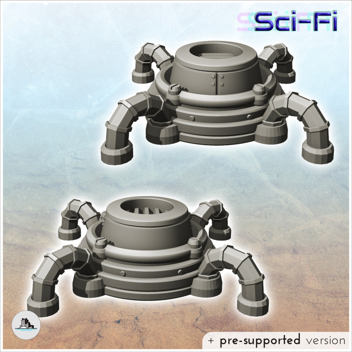 3D Printable Mining machine for futuristic planet (10) - Future Sci-Fi ...