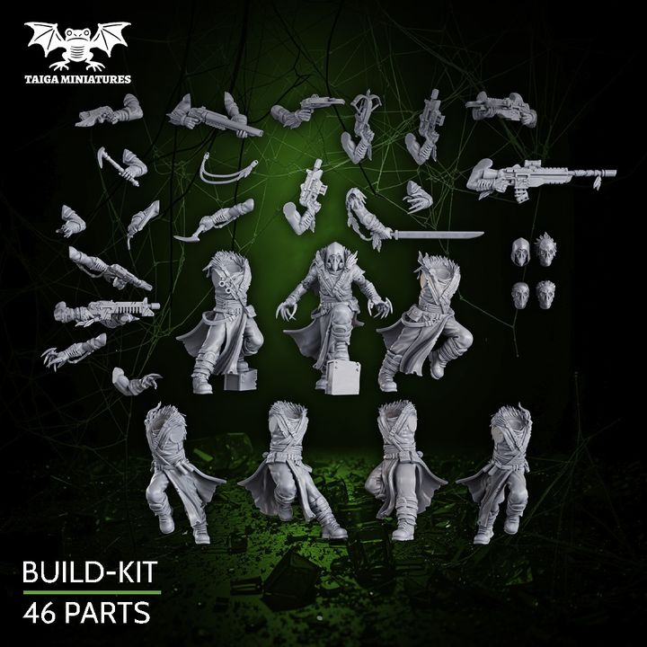 3D Printable Ravenclaws Gang (build-kit) by Taiga Miniatures