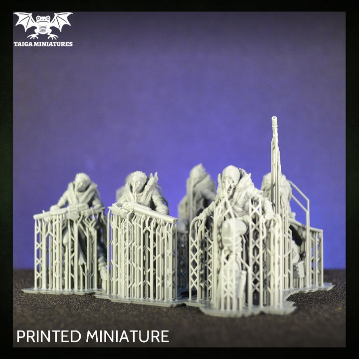 3D Printable Ravenclaws Gang (build-kit) by Taiga Miniatures