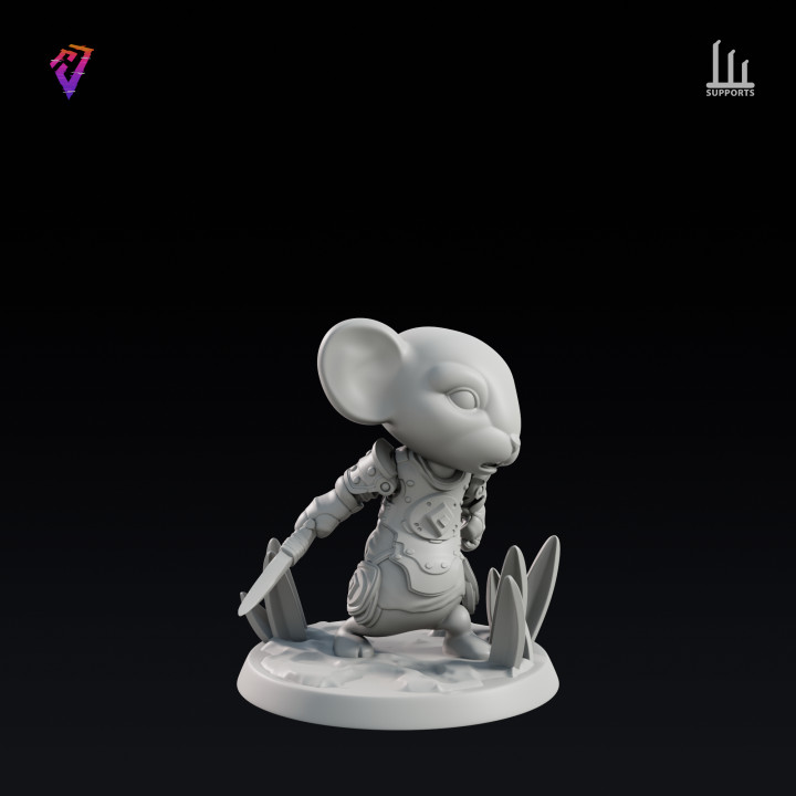 3D Printable mice rogue, 3 outfits by JHC