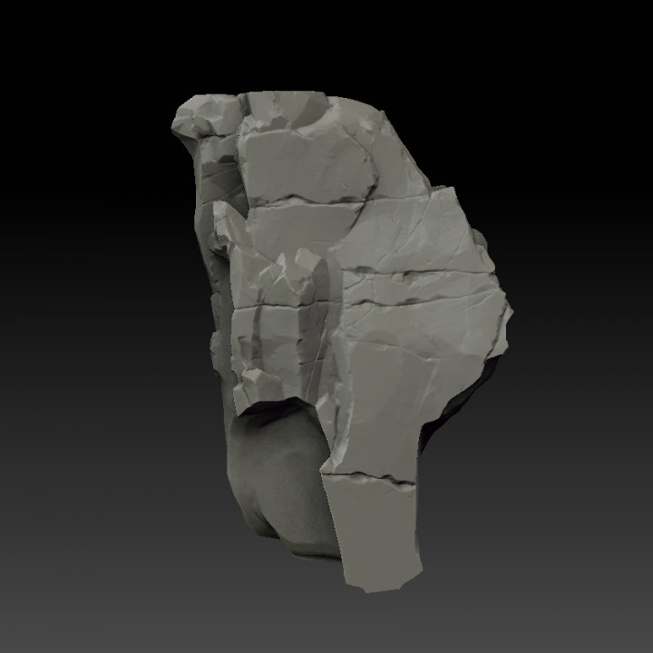 3D Printable Stone Trove Border Cliffs by Dana B McDonald