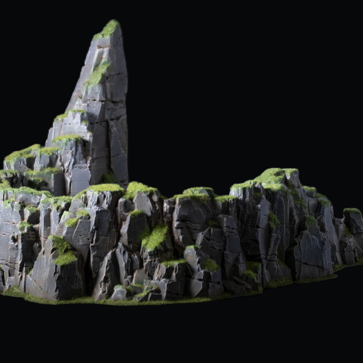 3D Printable Stone Trove Cliffs by Dana B McDonald
