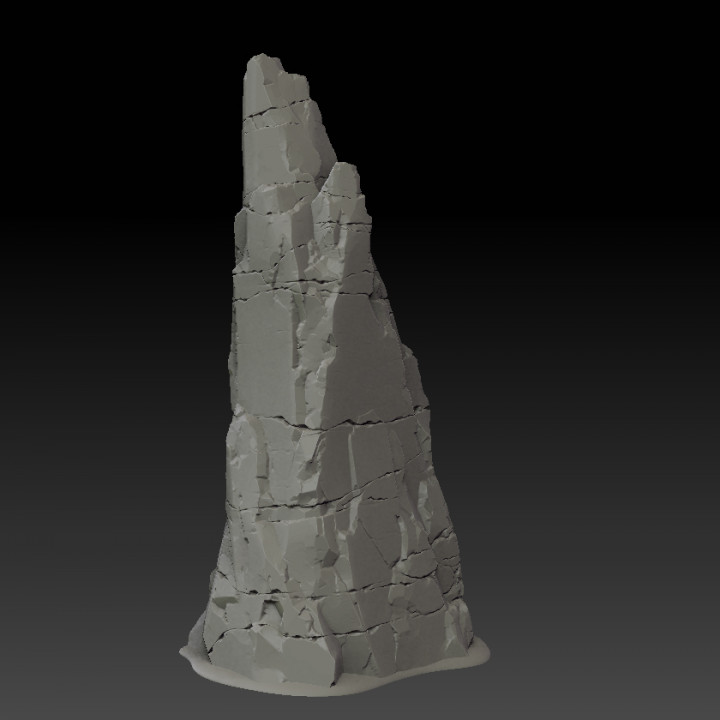 3D Printable Stone Trove Cliffs by Dana B McDonald