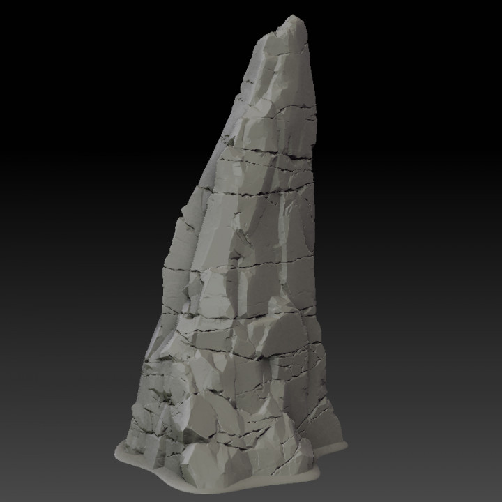 3D Printable Stone Trove Cliffs by Dana B McDonald
