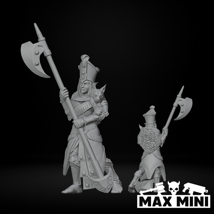 3D Printable Desert Elf Lynxes by Max Mini