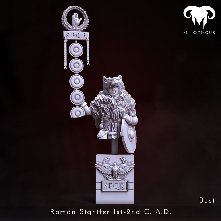 3D Printable Bundle - Roman Signifer 1st-2nd C. A.D. Symbol of Power ...