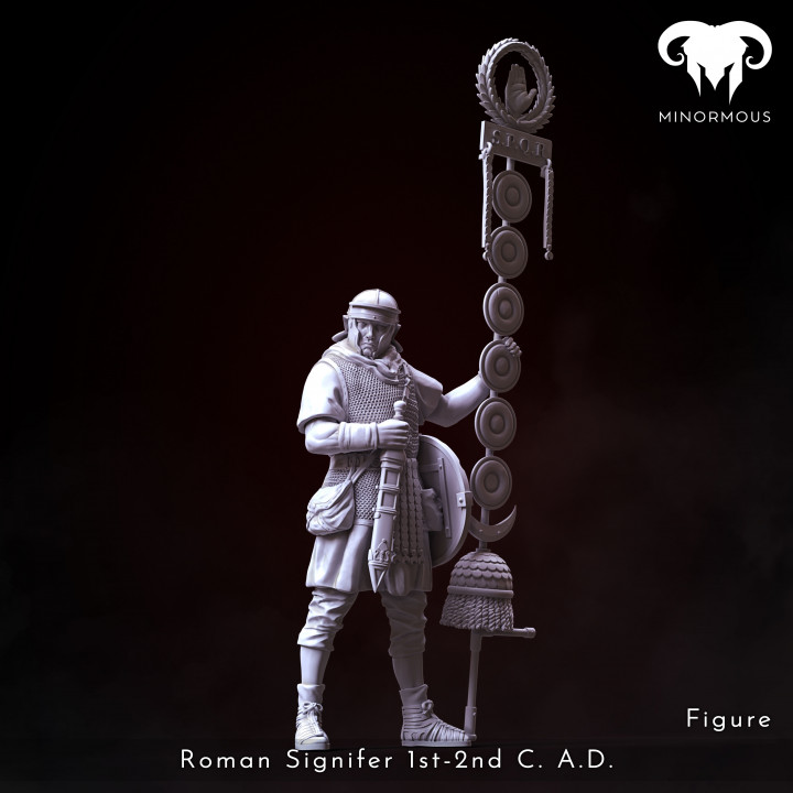 3D Printable Figure - Roman Signifer 1st-2nd C. A.D. Brave and Bold! by ...