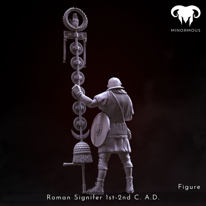3D Printable Figure - Roman Signifer 1st-2nd C. A.D. Brave and Bold! by ...