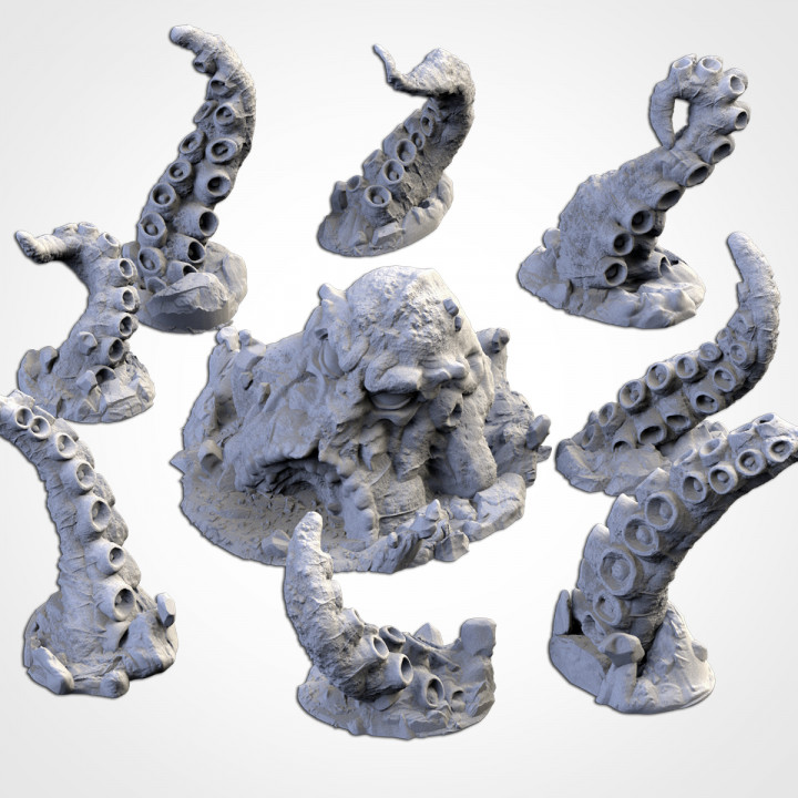 3D Printable THE KRAKEN by Txarli Factory