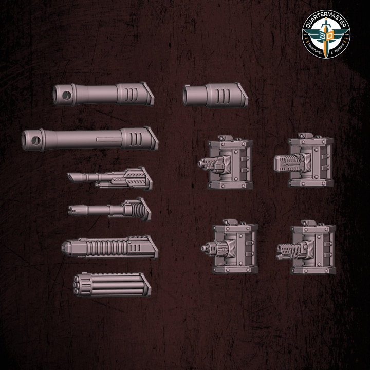 3D Printable Harbingers of Darkness Ogre MBT by Quartermaster3D