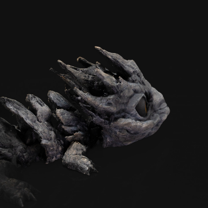 3D Printable Stone Baby Dragon by Stlflix