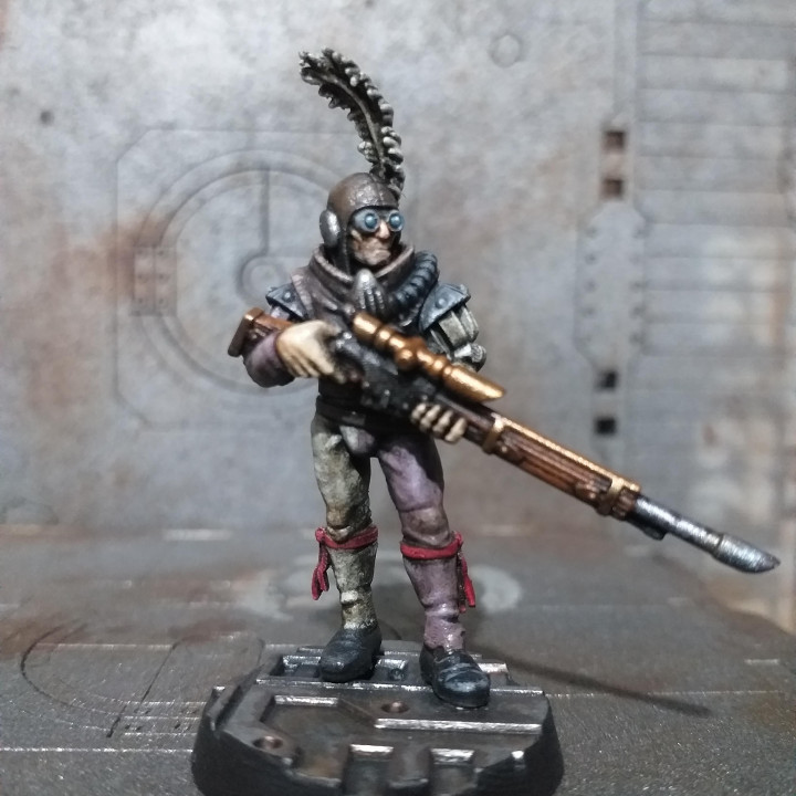 3D Print of Mercenaries and Militia Sci Fi Expansion set by matthewledvitch